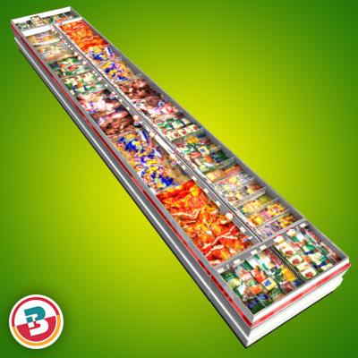 3D Models - Grocery - Freezer Aisle