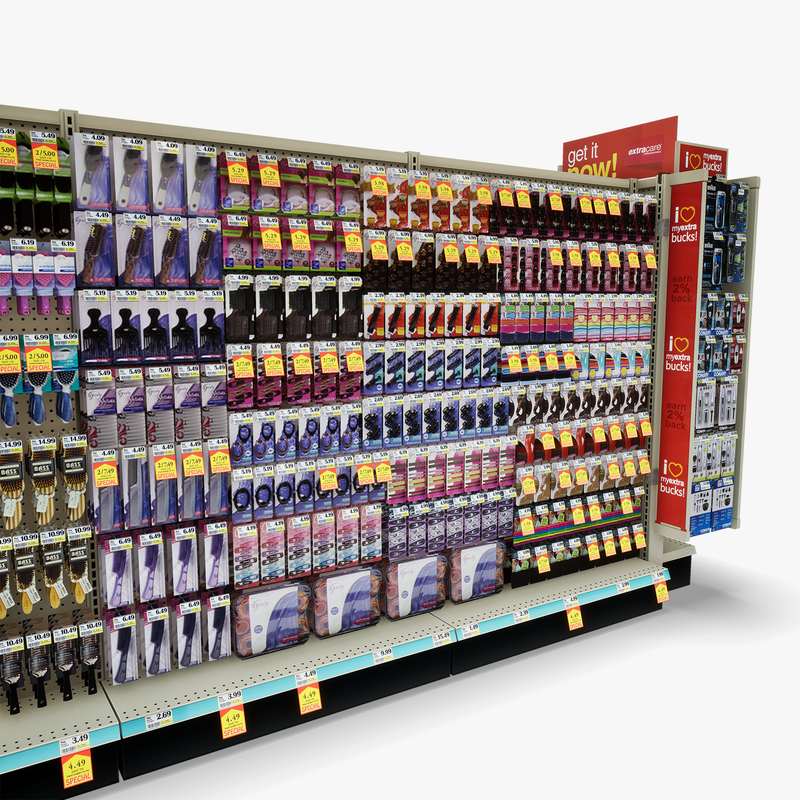 3D Models - Retail Aisle 02 - Shampoo Beauty
